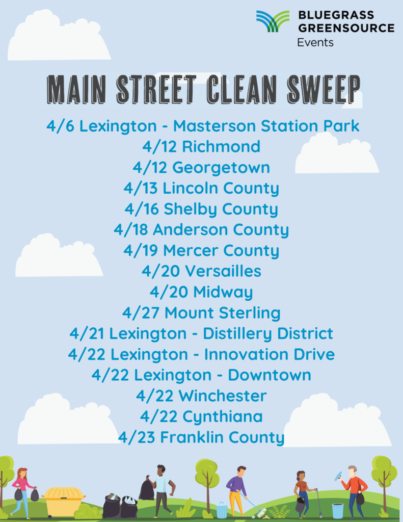 Main Street Clean Sweep - Bluegrass Greensource
