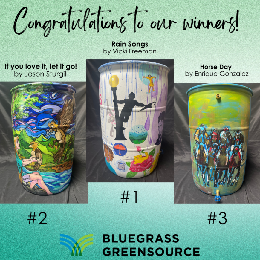 Rain Barrel Art Contest - Bluegrass Greensource